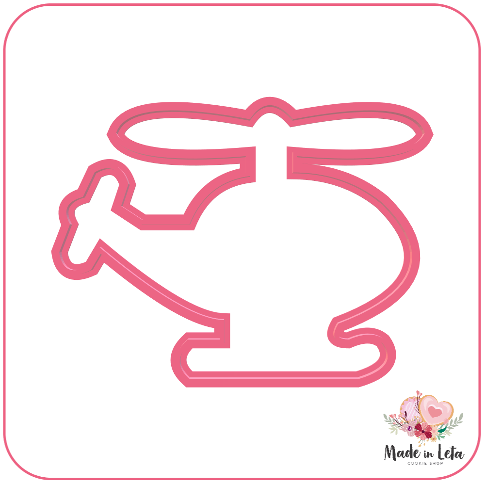 ML-283 Hélicoptère- Emporte-pièce pour biscuit – Made in Leta
