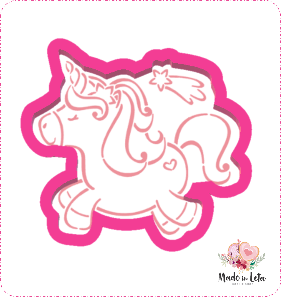 Licorne PYO Cookie- Pochoir – Made in Leta