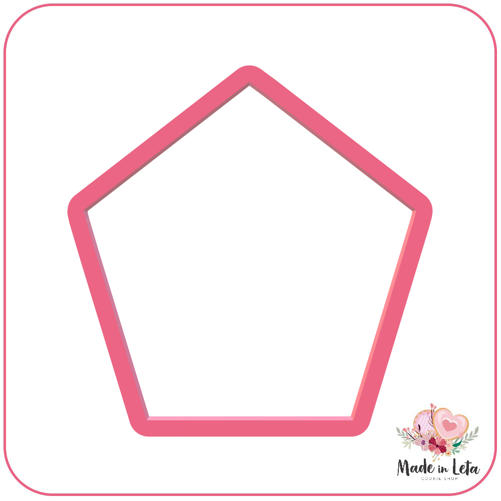 ML-419 Pentagone- Emporte-pièce pour biscuit – Made in Leta